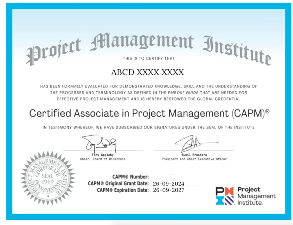 Certified Associate in Project Management (CAPM®) Online Course ...