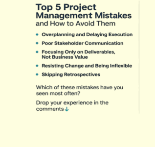 Top 5 Project Management Mistakes and How to Avoid Them - LearnersKart