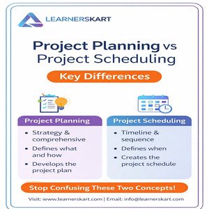Project Planning vs Project Scheduling: Key Differences